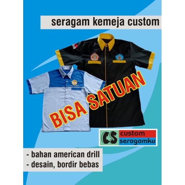 Jual kemeja sergam kerja dan komunitas | Shopee Indonesia