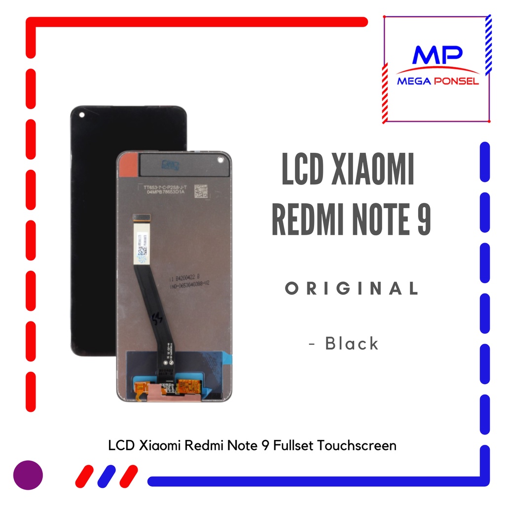 Jual LCD Xiaomi Redmi Note 9 Fullset Touchscreen - Mega Ponsel Bandung ...