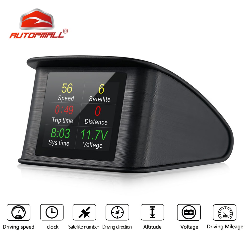 Jual PREORDER AUTOPMALL Hud GPS OBD Car Speed Projector Digital ...