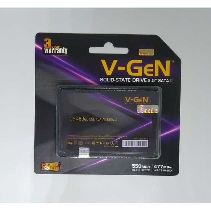 Jual Solid State Drive V-GeN 480GB SATA 3 (SSD VGEN) | Shopee Indonesia