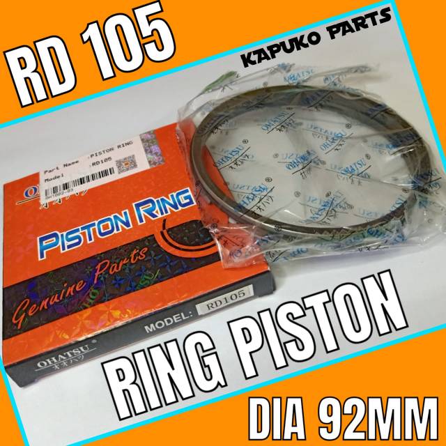 Jual RD 105 RD 110 RING PISTON UNTUK MESIN DIESEL KUBOTA 10,5 HP | Shopee Indonesia