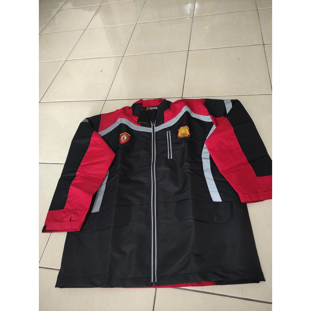 Jual Jacket Sabhara Bahan Taslan - Bordir Scotlight Menyala JATAH POLRI ...