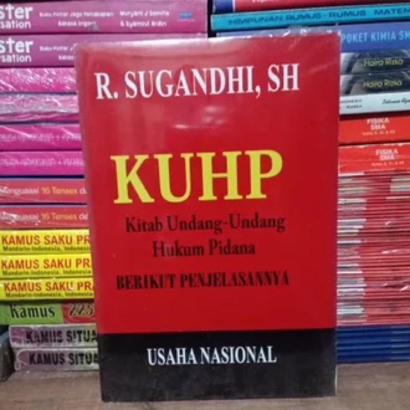 Jual KUHP Kitab Undang Undang Hukum Pidana Berikut Penjelasannya - R ...
