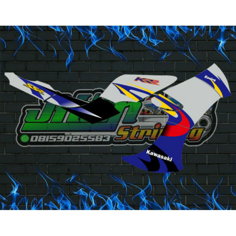 Jual STRIPING STICKER NINJA R SSR THAI EDITION TRANSPARAN | Shopee ...