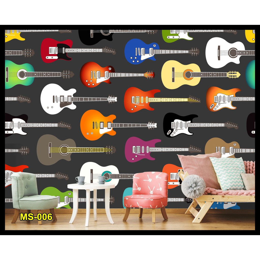 Jual WALLPAPER PREMIUM CUSTOM TEMA MUSIK COCOK UNTUK KANTOR,RUANG KERJA ...