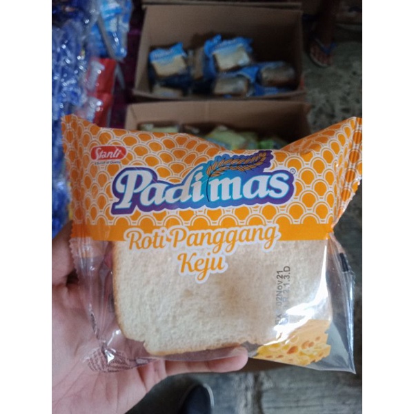 Jual Roti Panggang Padi Mas 1 Dus isi 60 pcs @65gr | Shopee Indonesia