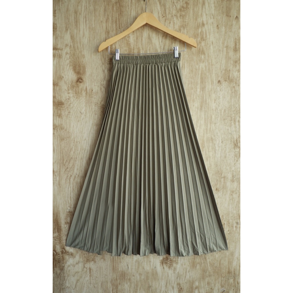 Jual PLISKET skirt by ZALFA outfit / rok wanita murah / rok plisket / rok harian | Shopee Indonesia