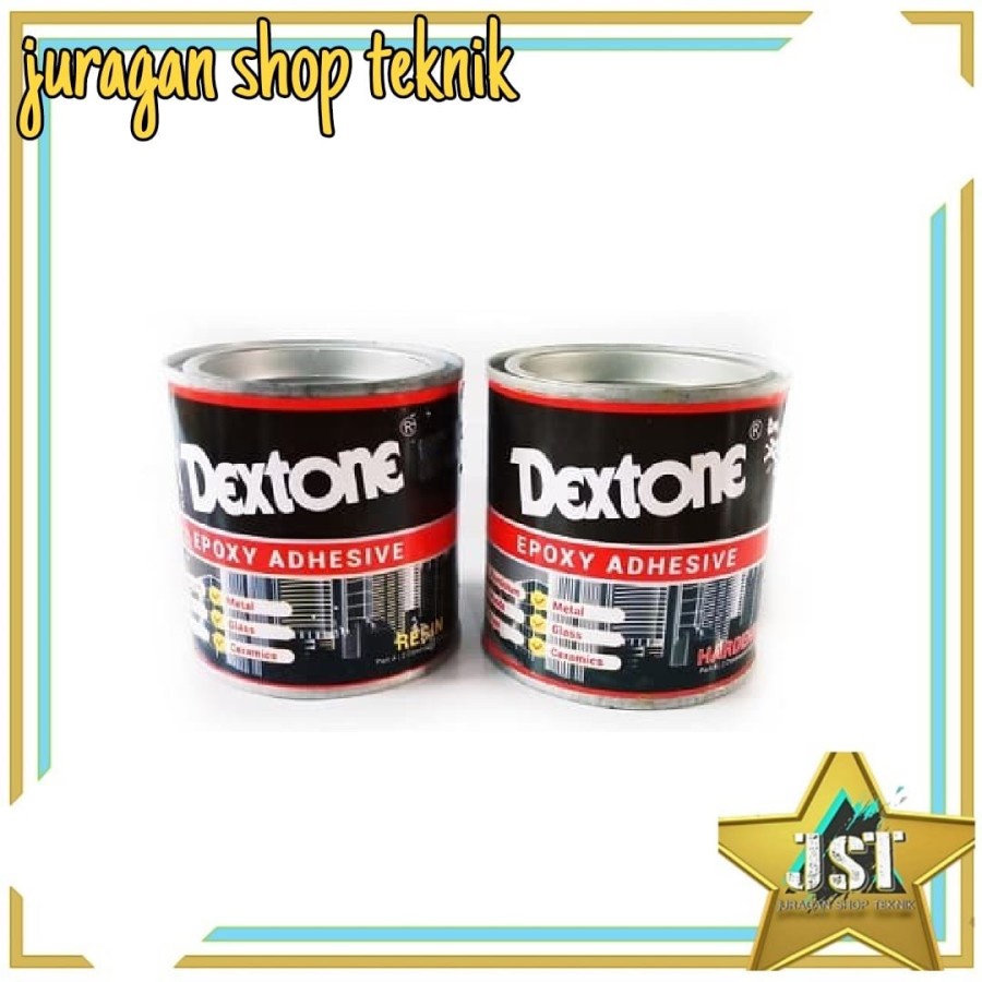 Jual Dextone EPOXY ADHESIVE 250gr 1 Set Resin dan Hardener 2 Komp ...