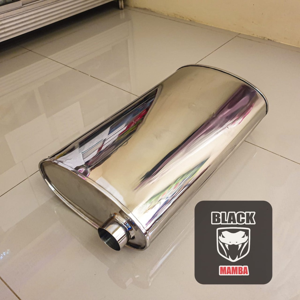 Jual Knalpot Tabung Standar Stainless Universal Mobil Sedan | Shopee ...