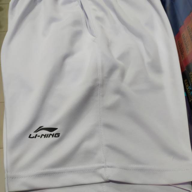 Jual Celana Badminton LI-NING Logo karet import | Shopee Indonesia