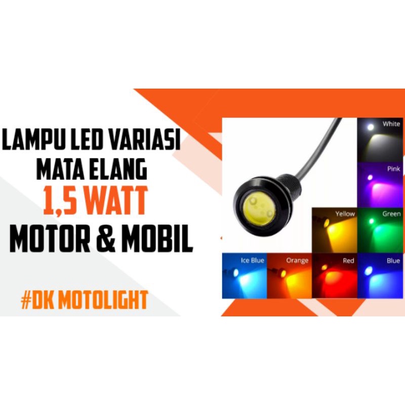 Jual LAMPU VARIASI MOTOR MOBIL MATA ELANG | Shopee Indonesia
