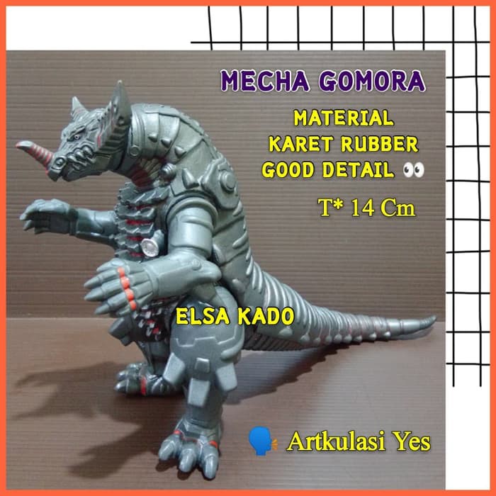 Jual Mainan Ultraman Monster Mecha Gomora Kaiju Godzilla Action Figure ...