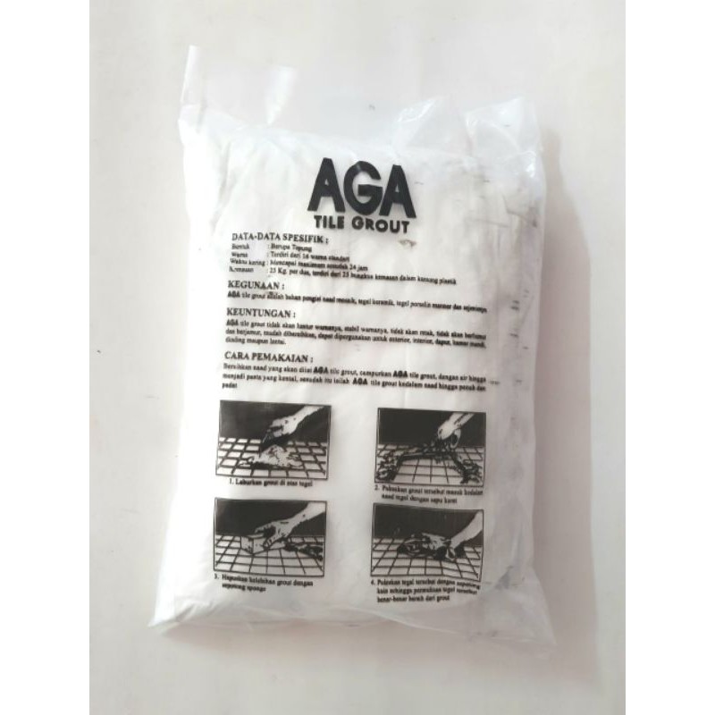 Jual SEMEN PENGISI CELAH NAT KERAMIK 1 KG OKER LANTAI TILE GROUT WARNA ...