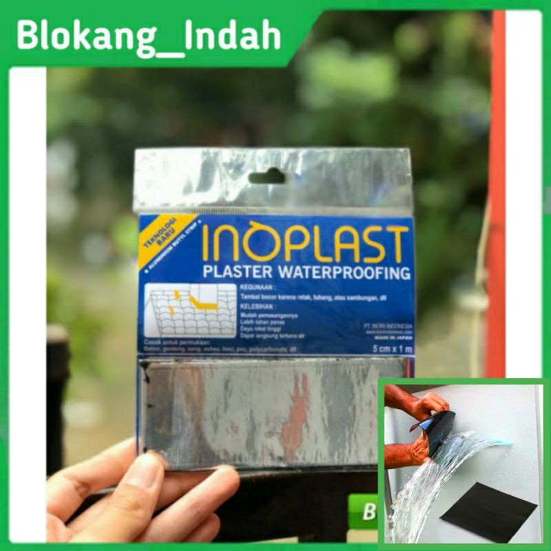Jual Inoplast Plaster Waterproofing Tambal Talang Pipa Anti Bocor (1M X 5CM) | Shopee Indonesia
