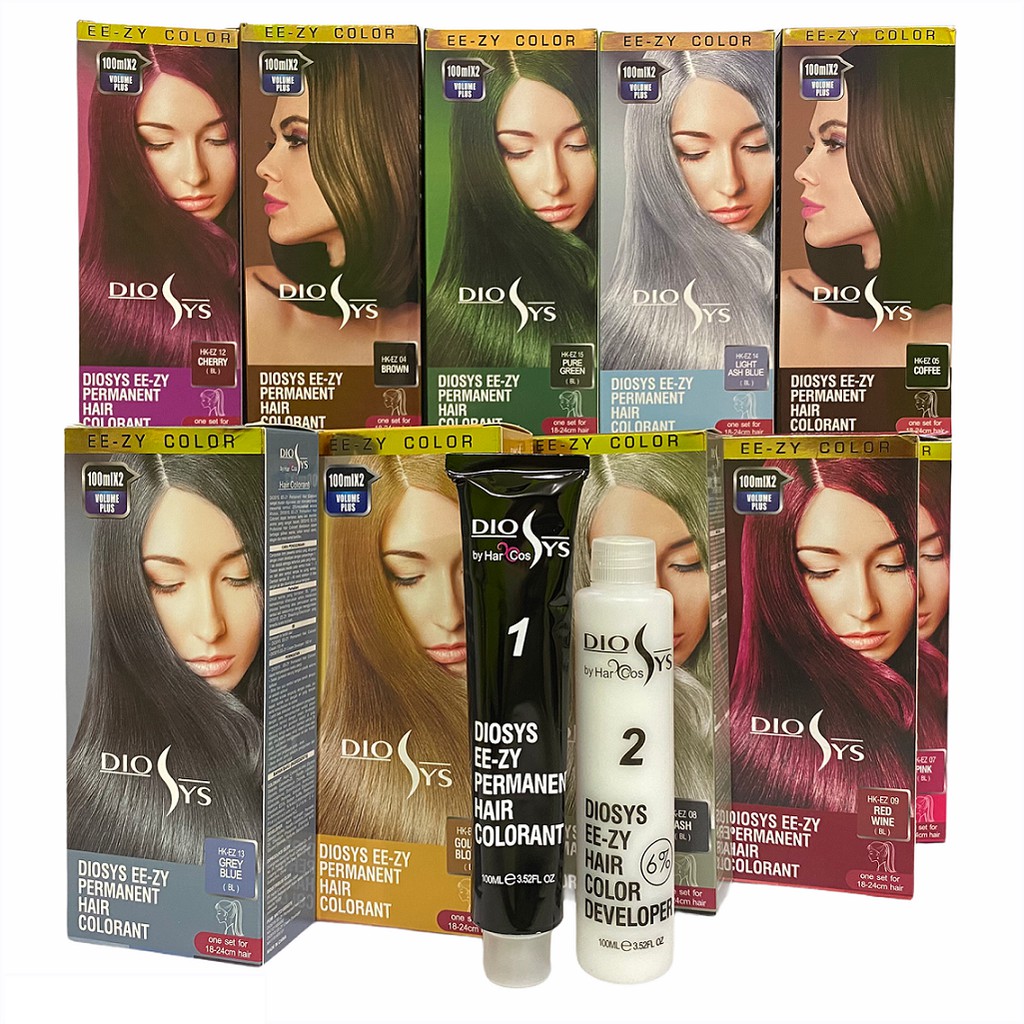 Jual Diosys Permanent Hair Colorant / Pewarna Rambut Diosys 100ml ...