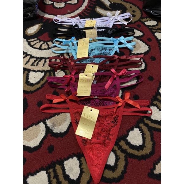 Jual G-string cewek merk tally ori || celana dalam merk tally | Shopee ...