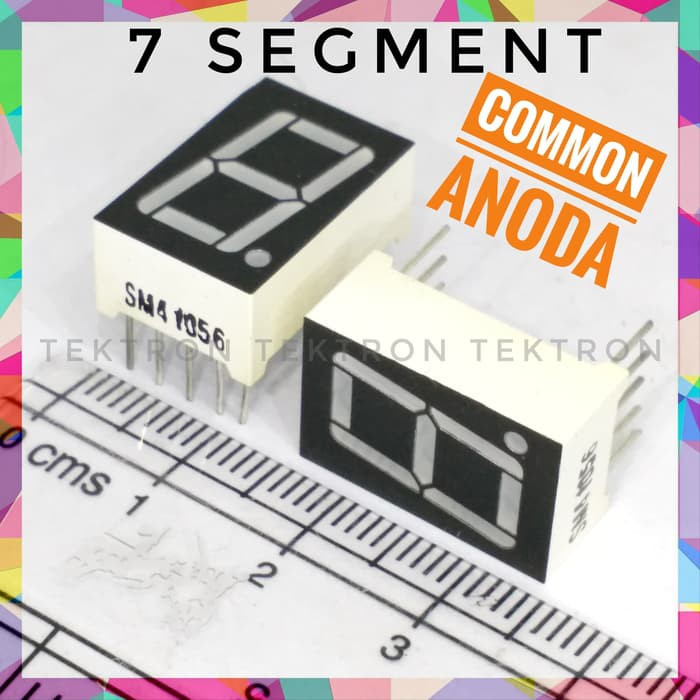 Jual LED 7 segment CA, Seven Segment Common Anoda 0.56" | Shopee Indonesia