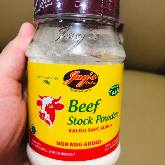Jual Beef stock powder/kaldu sapi bubuk 150g halal NON MSG jays ...