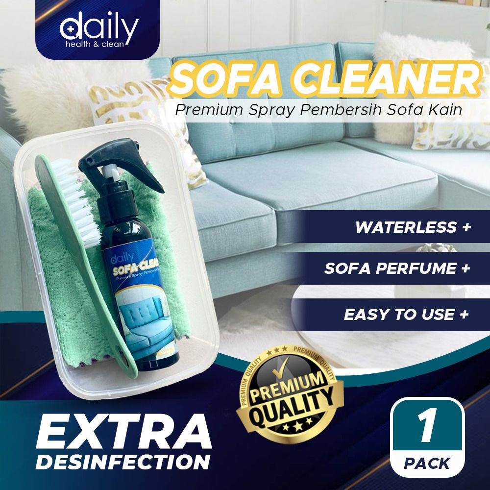 Jual Daily Sofa Cleaner Pembersih Sofa Kain Kasur Bantal Karpet Pembersih Fabric Premium - SPRAY ...