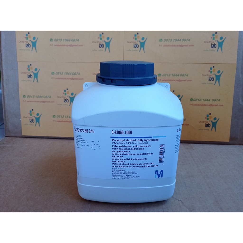 Jual MERCK 843866 Polyvinyl alcohol fully hydrolized 1 kg PVA / PVOH ...
