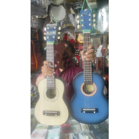 Jual gitar baru junior / mini pabrikan bunyi nyaman senar kawat ...