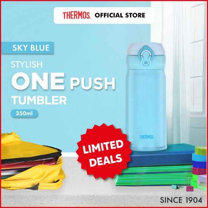 Jual Thermos Tumbler One Push Ultra Light - S Blue 350ml (JNL 352 - SKY) | Shopee Indonesia