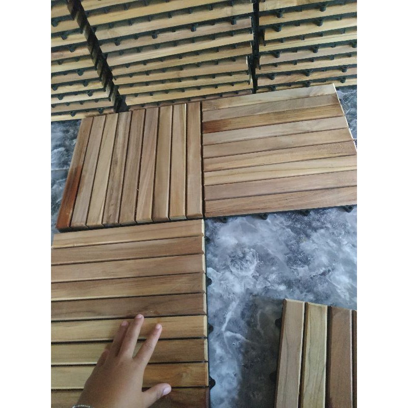 Jual floring.lantai kayu jati 9 play.plavon kayu jati.parquete kayu ...