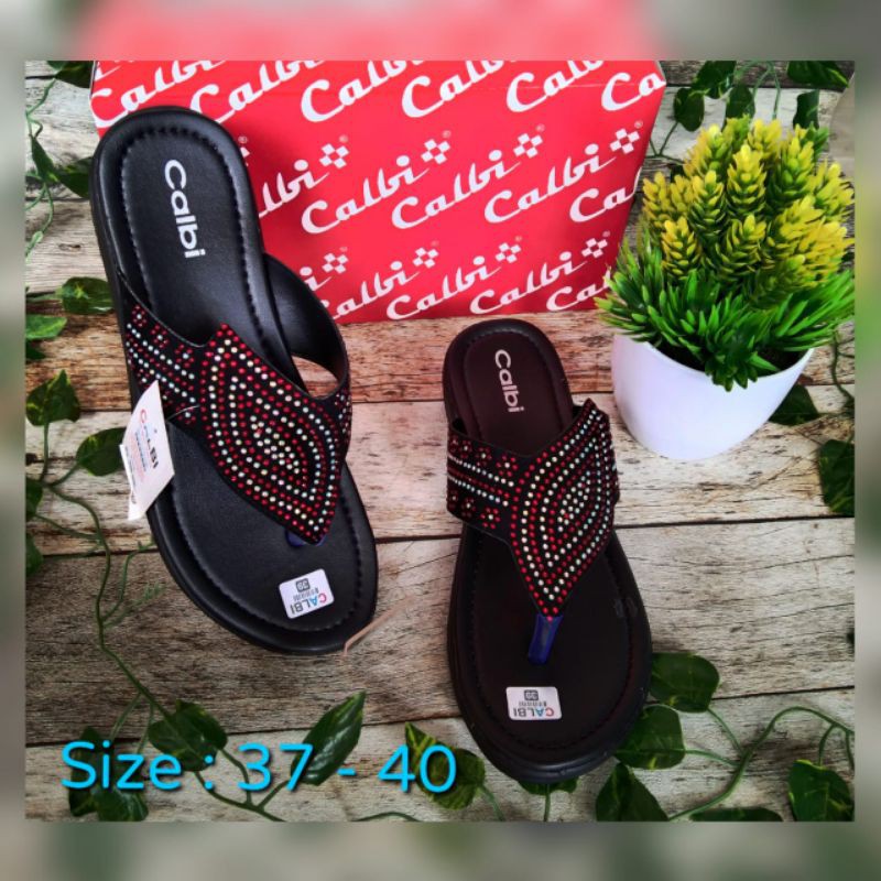 Jual MODEL BARU SANDAL FLAT CALBI N13 | Shopee Indonesia