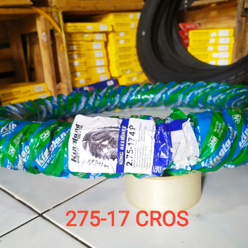 Jual DIJAMIN ORI! BAN LUAR TAHU CROS 275-17 KINGLAND BAN LUAR RING 17 ...