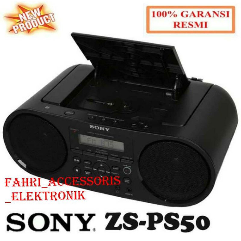 Jual SONY BOOMBOX ZS-PS-50 / ZS-PS50 / ZSPS50 USB, FM, CD, AUX IN ...