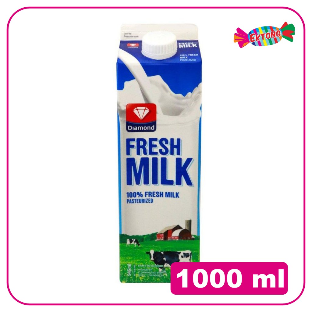 Jual DIAMOND FRESH MILK FULL CREAM 1000 ML | Shopee Indonesia