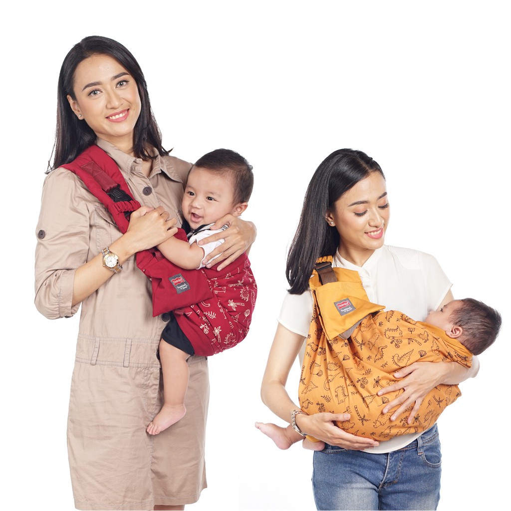 Jual Dialogue Baby Gendongan Samping 4 In 1 M - Shape Dino Series ...