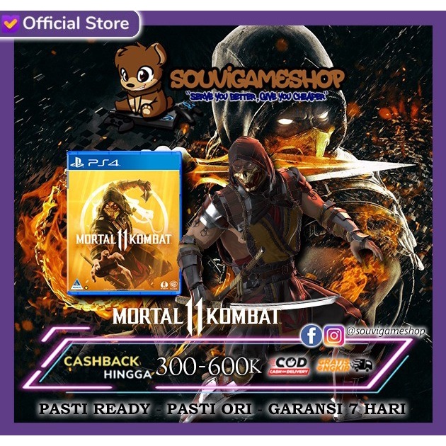 Jual PALING MURAH !! PS4 MORTAL KOMBAT 11 CD GAME BD Eng | Shopee Indonesia
