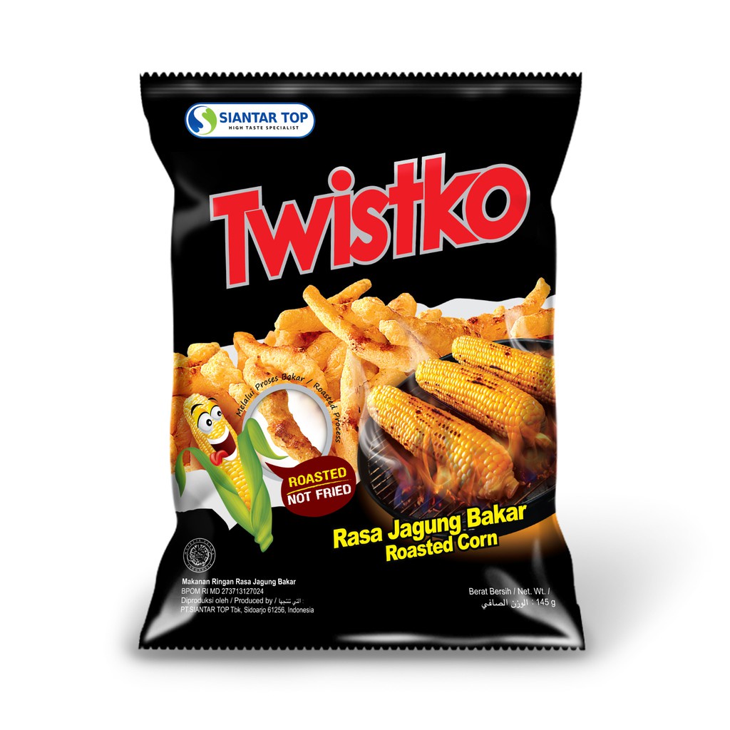 Jual Twistko Premium Jagung Bakar 145g barcode 8994834002274 | Shopee ...