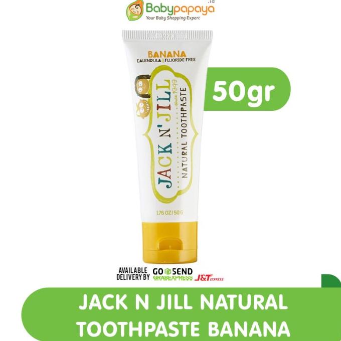 Jual JACK N JILL Natural Toothpaste Banana 50g | Shopee Indonesia