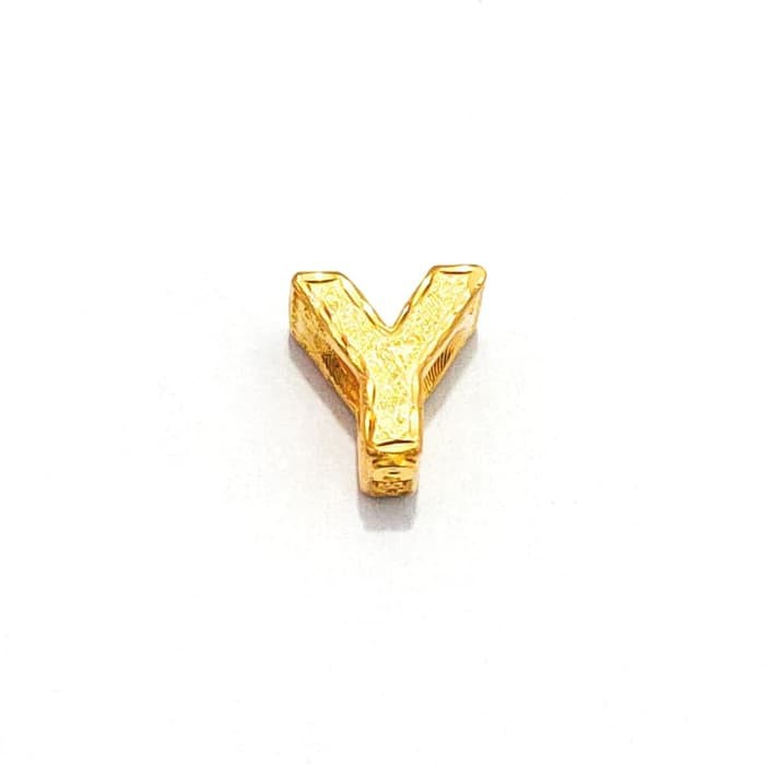 Jual Murah Liontin Pandora Inisial huruf Y emas asli Keren | Shopee ...