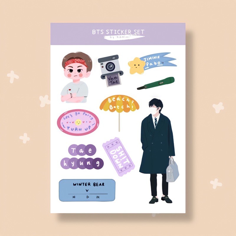 Jual BTS STICKER SET (VOCAL LINE) | Shopee Indonesia