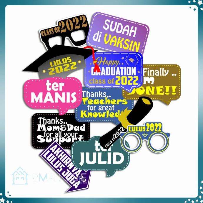 Jual Props Photobooth Edisi Graduation, Kelulusan, Wisuda Edisi Pakai ...