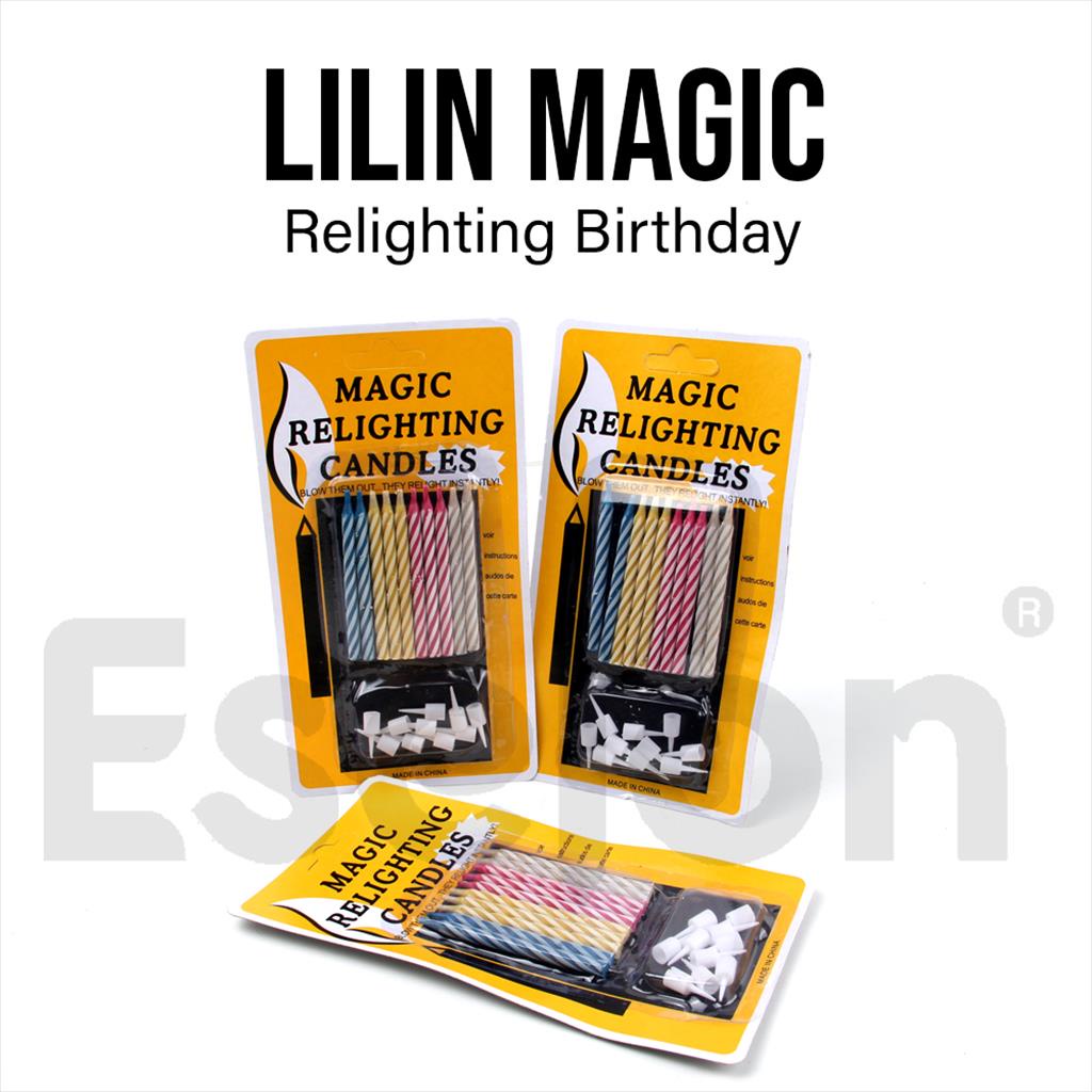 Jual 10pcs Lilin Magic Relighting Candle / Lilin Ulang Tahun Magic ...