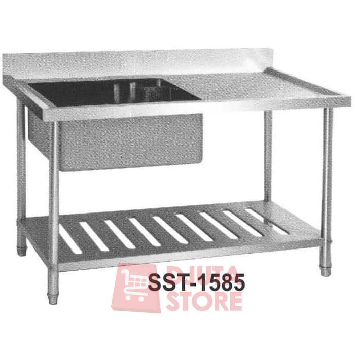 Jual GETRA SINK TABLE SST-1585 MEJA WASTAFEL STAINLESS | Shopee Indonesia