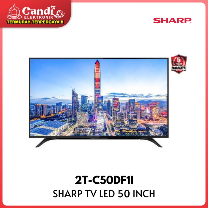 Jual TV SHARP2T-C50DF1I 50 INCH SMART TV C50DF1I C50 DF1I | Shopee ...