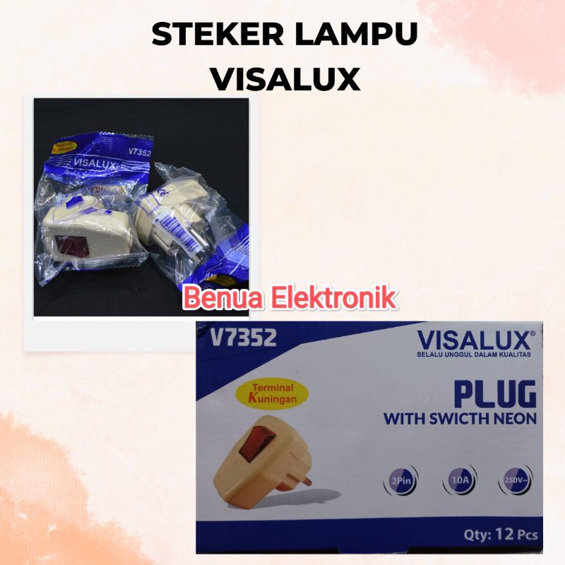 Jual Promo Steker Lampu Steker Saklar Lampu Visalux | Shopee Indonesia