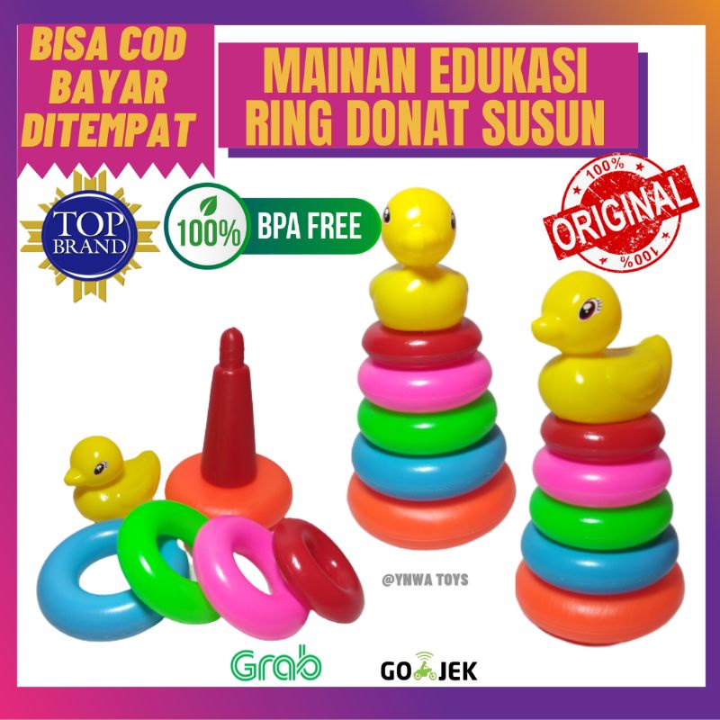 Jual MAINAN EDUKASI EDUKATIF ANAK BAYI BABY BALITA PAUD RING DONAT ...