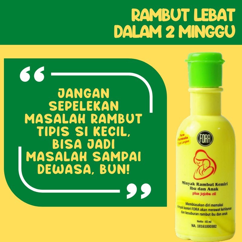 Jual Minyak Kemiri Murni plus Jojoba Oil Penumbuh Rambut dan Alis FORA ...