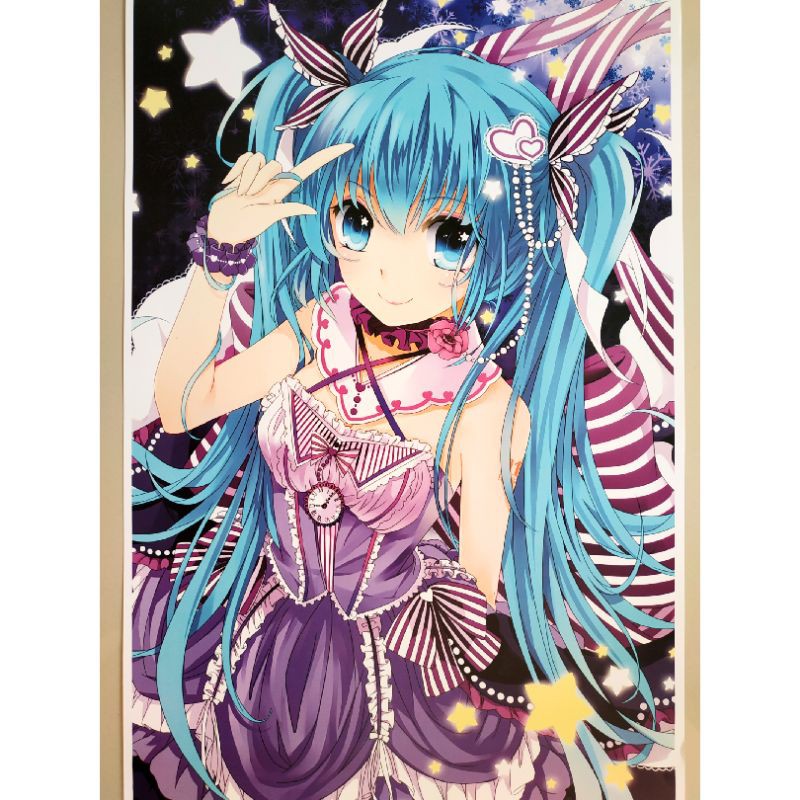 Jual Poster Hatsune Miku 5 Vocaloid Merchandise | Shopee Indonesia