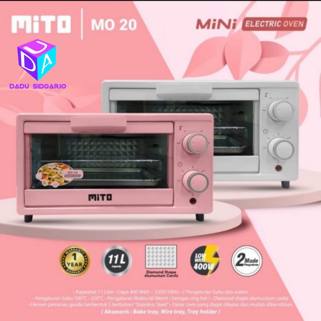 Jual MITO MO-20 OVEN 11 LITER low watt mo20 | Shopee Indonesia