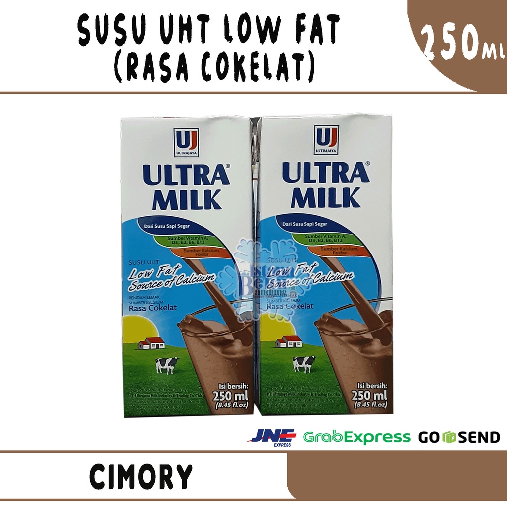 Jual Ultra Milk Low Fat Chocolate 250ml | Shopee Indonesia
