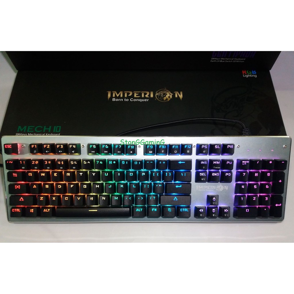 Jual Imperion Mech 10 Mechanical Gaming Keyboard | Shopee Indonesia