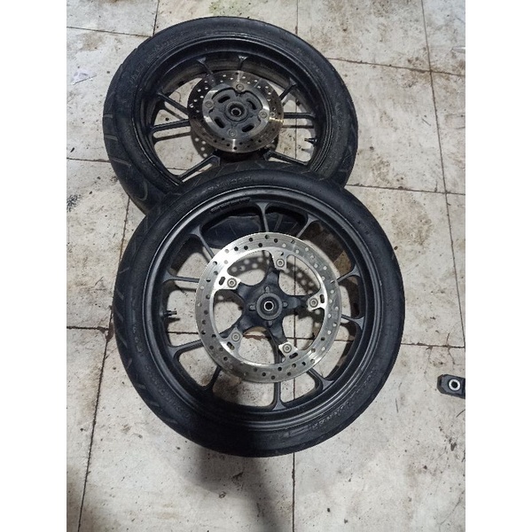 Jual velg CBR 150r facelift k45n full set original | Shopee Indonesia