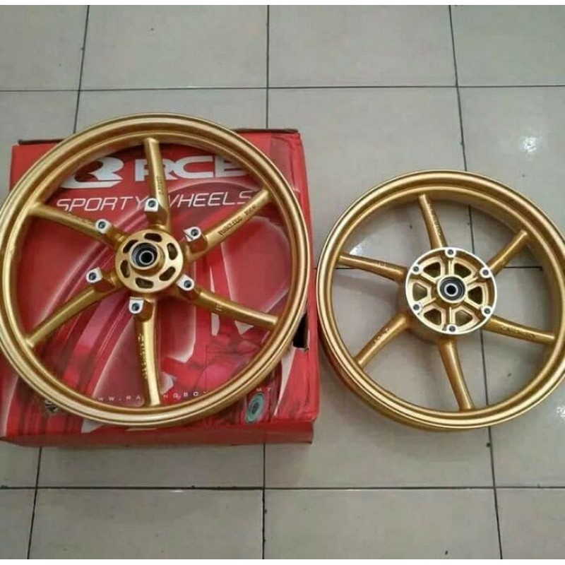 Jual VELG RACINGBOY RCB NINJA KRR/RR/R GOLD SP522 215-300 RING 17 ...